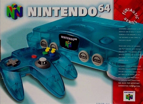 Nintendo 64 Console Ice Blue Boxed